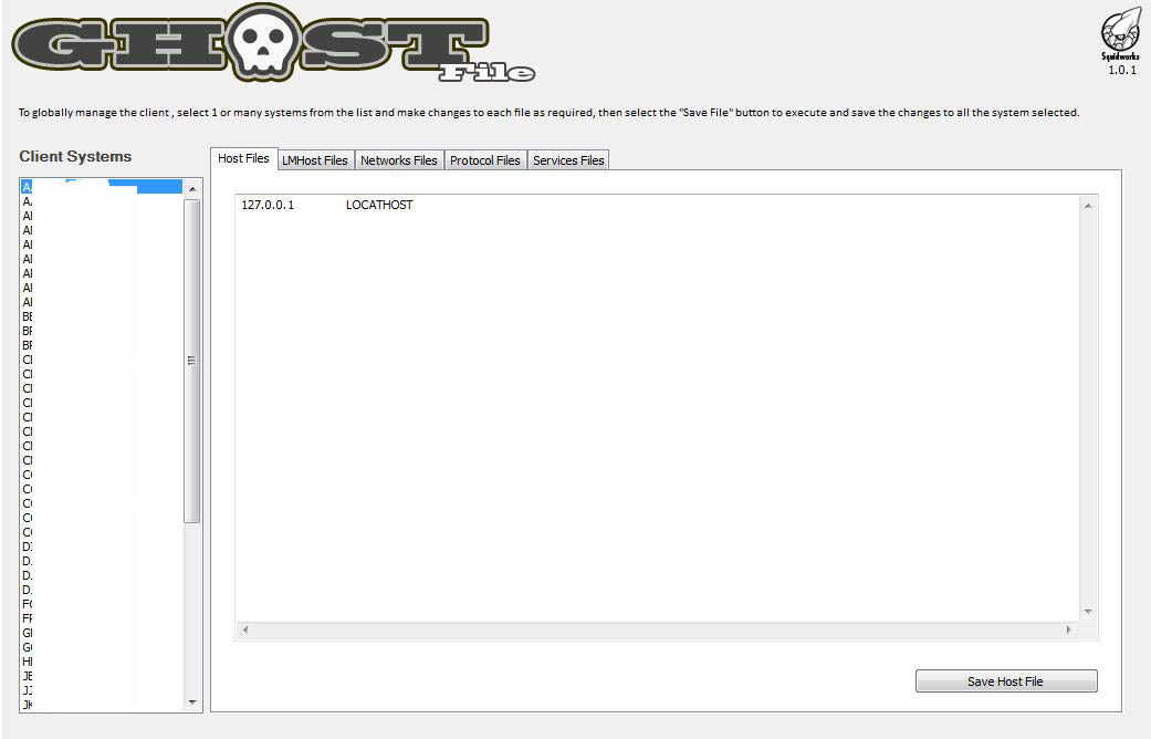 GhostFile Host File Manager Plugin for LabTech