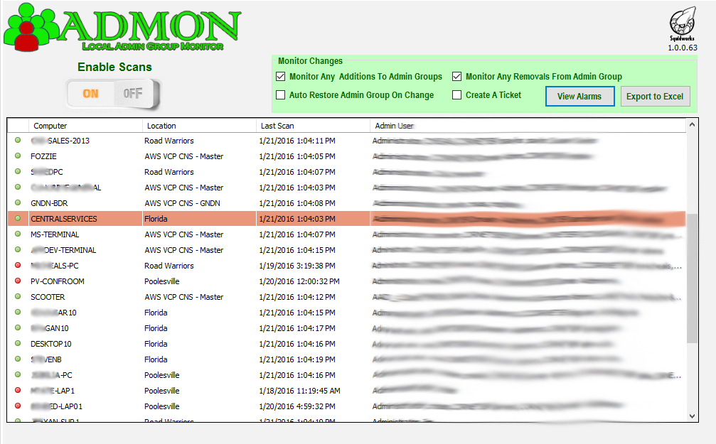 Admon Local Admin Group Monitor Plugin for LabTech