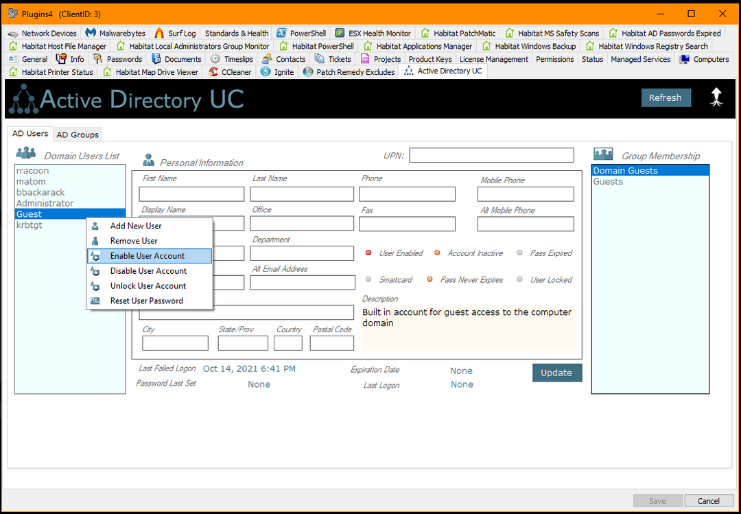 Active Directory Automate Plugin - Simplify IT Management