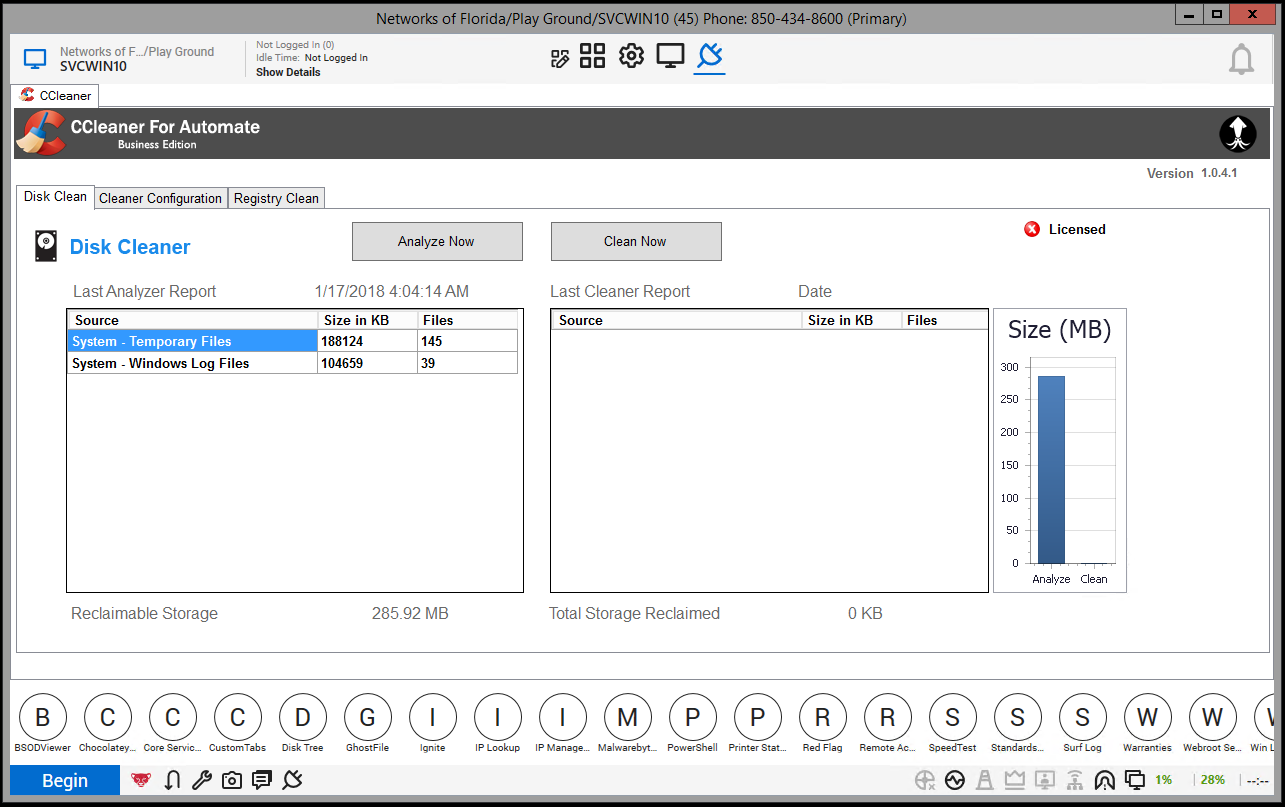 CCleaner Plugin For Automate
